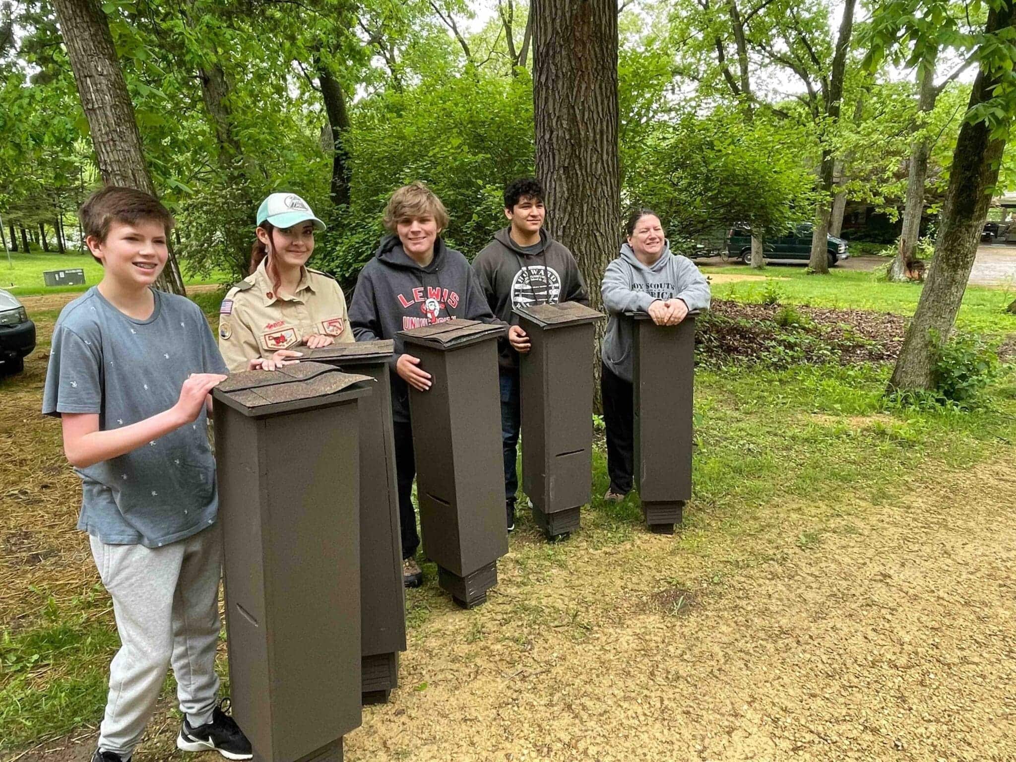 Building Bat Boxes in Rock River - Better Place Forests